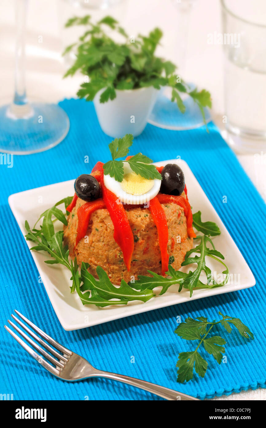 Red beans puree. Recipe available Stock Photo - Alamy