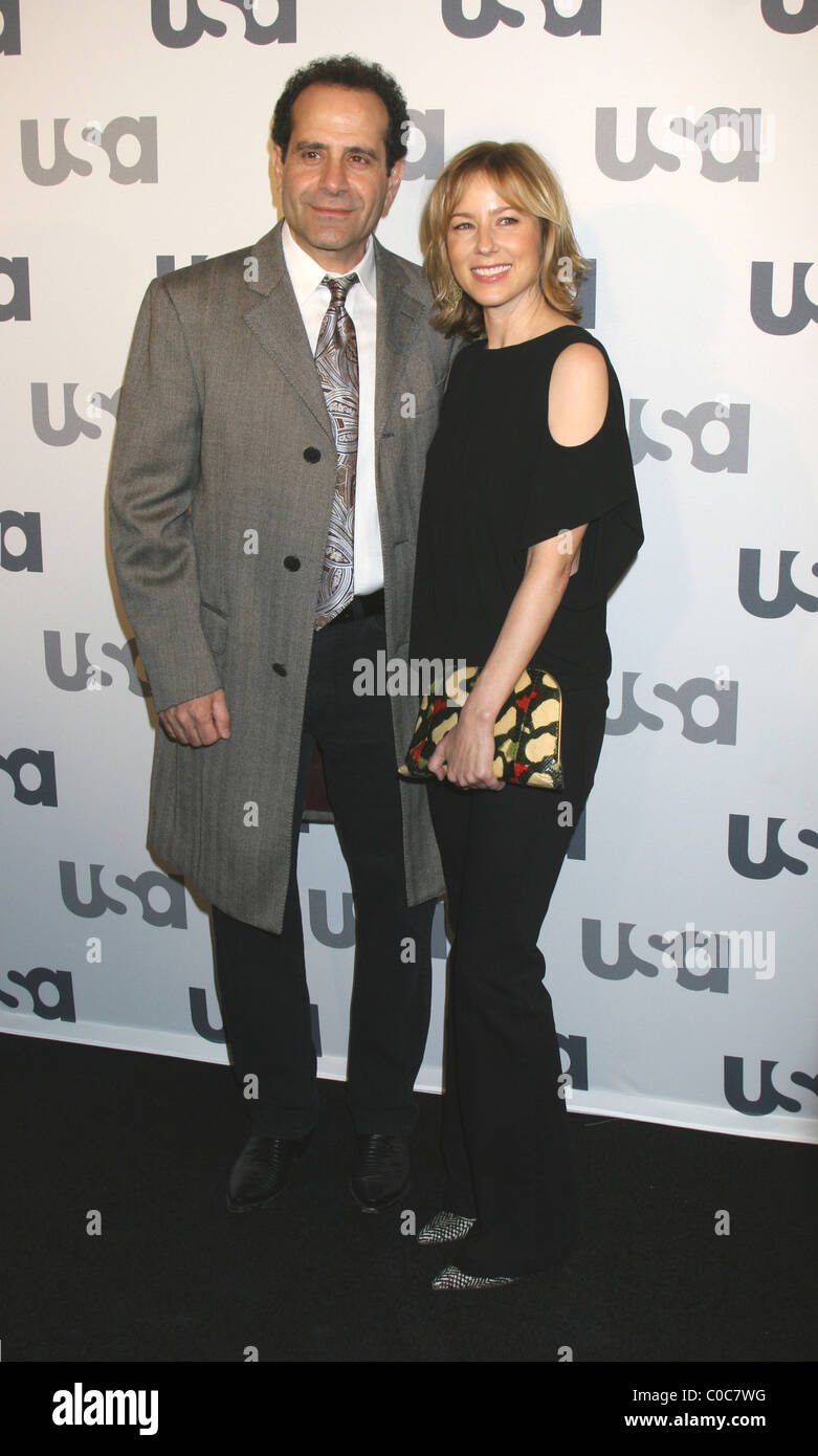 Tony Shalhoub and Traylor Howard Launch of USA Network 2008 LA Upfront ...