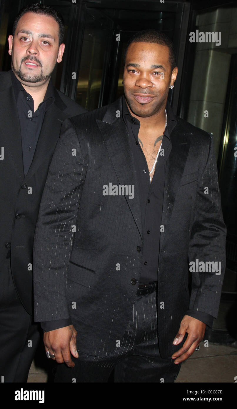 Busta Rhymes Launch party for Versace Menswear 2008 held at Barney's ...