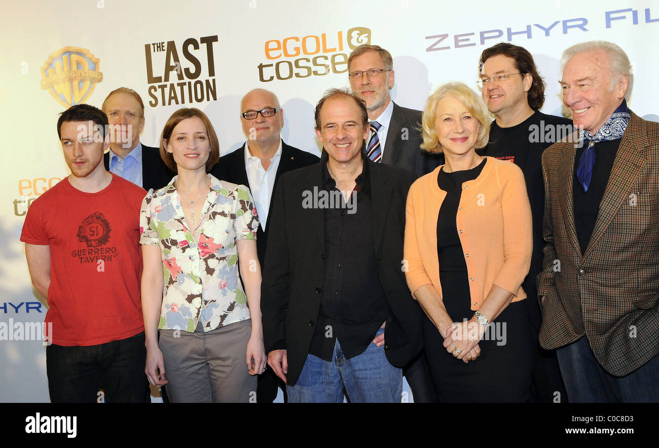 James McAvoy, Anne- Marie Duff, Michael Hoffman, Helen Mirren and ...