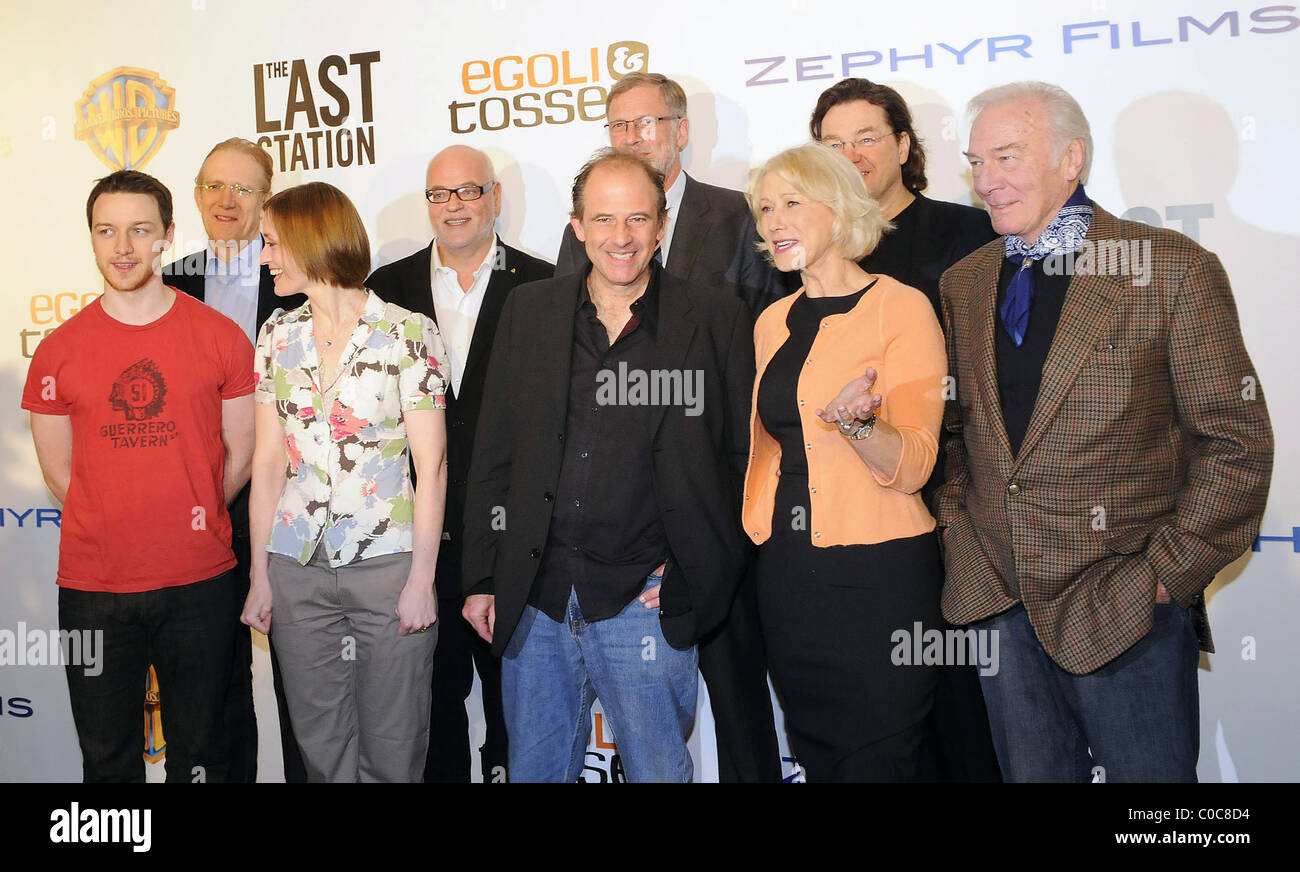 James McAvoy, Anne- Marie Duff, Michael Hoffman, Helen Mirren and ...