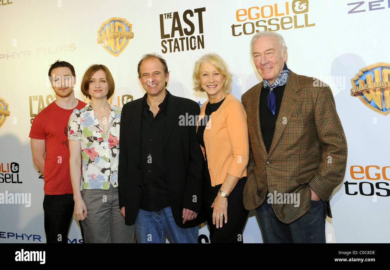 James McAvoy, Anne- Marie Duff, Michael Hoffman, Helen Mirren and ...