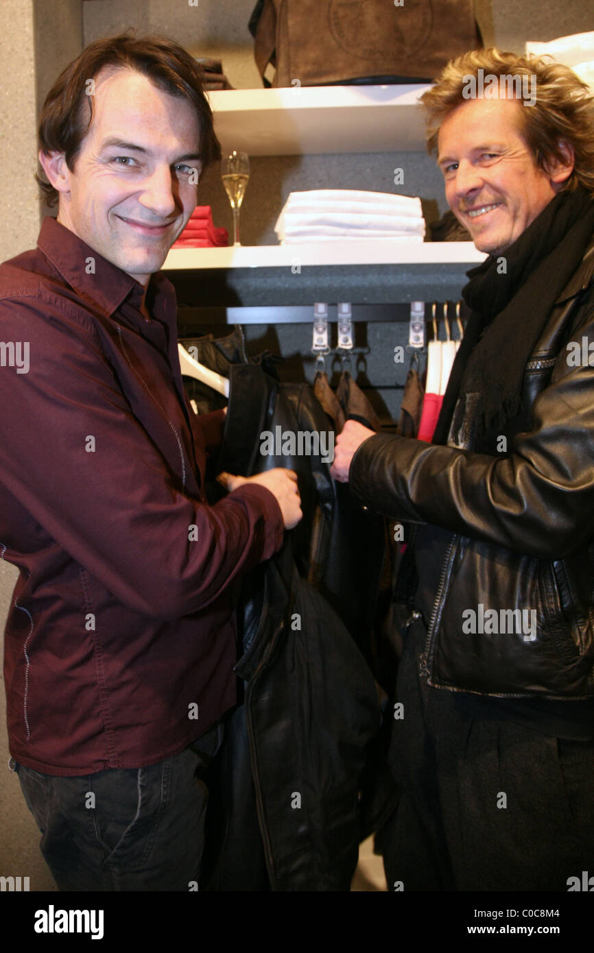 Hans Werner Meyer, Thomas Beller Strellson Flagship store opening at ...