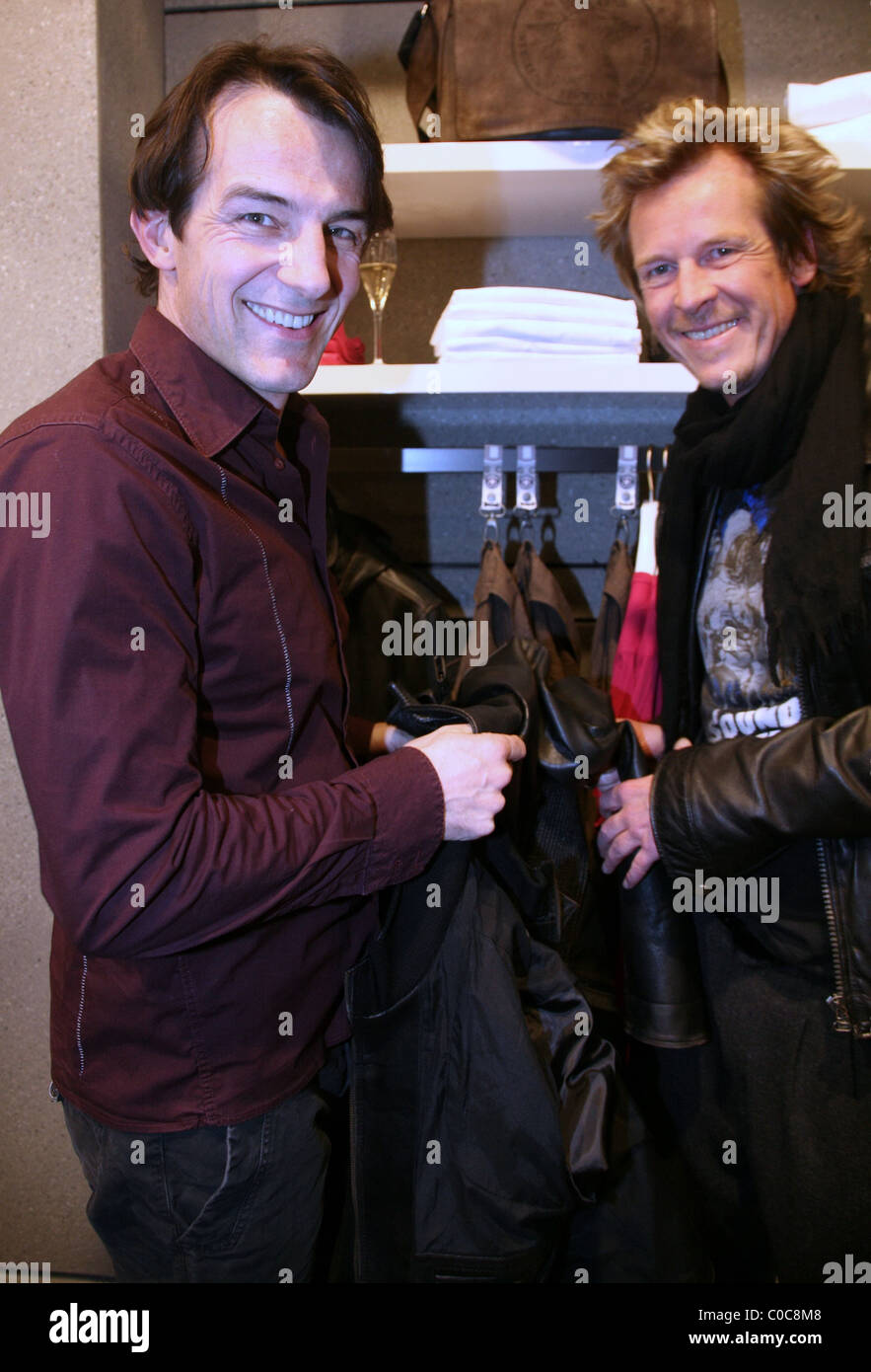 Hans Werner Meyer, Thomas Beller Strellson Flagship store opening at ...