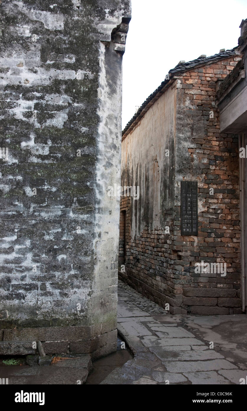 Ancient Ming Dynasty building where the wall was angled to allows ...