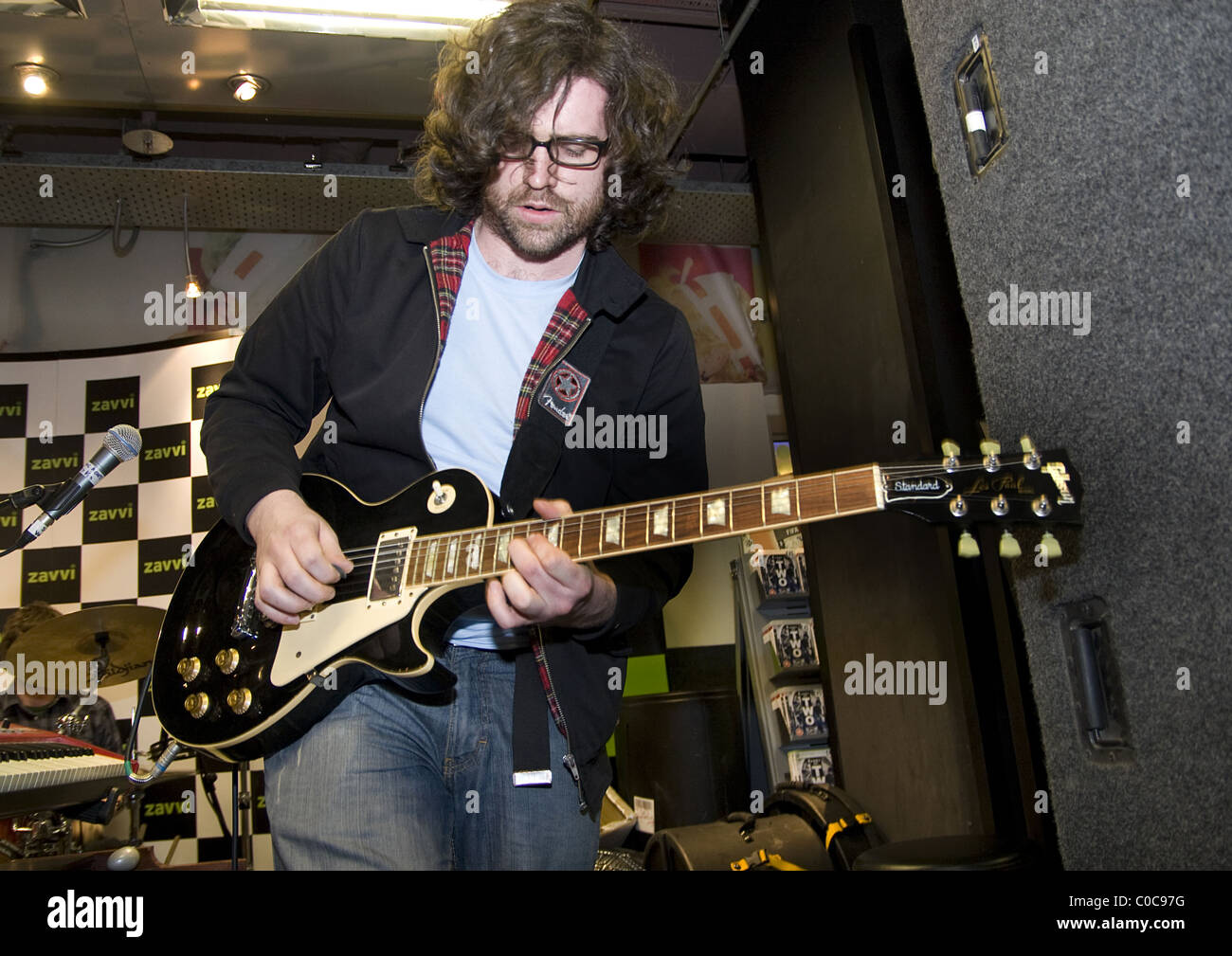 The Sonic Hearts performing at Zavvi store as part of their CD launch ...