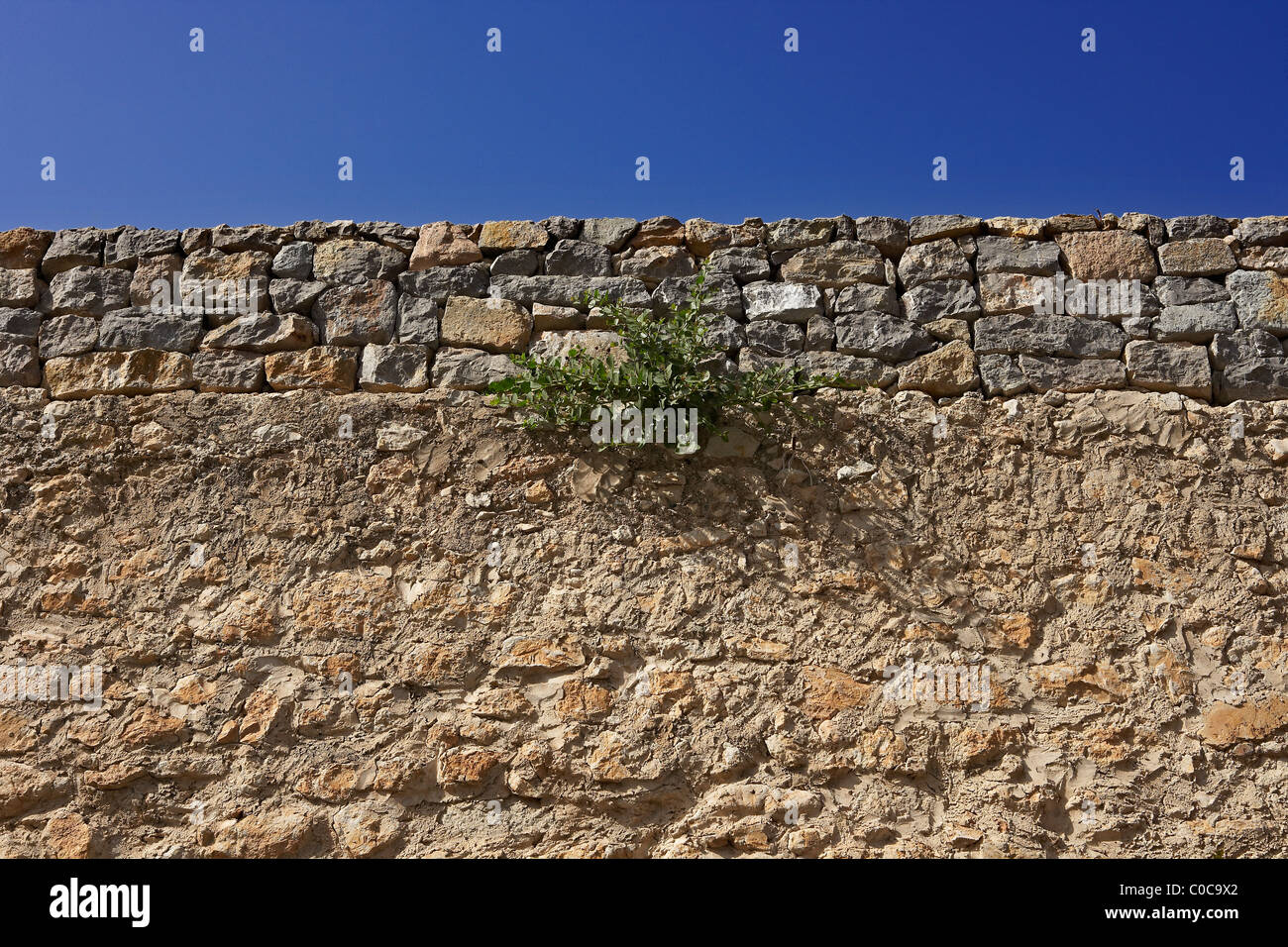 Wall in Ibiza. Spain Stock Photo - Alamy
