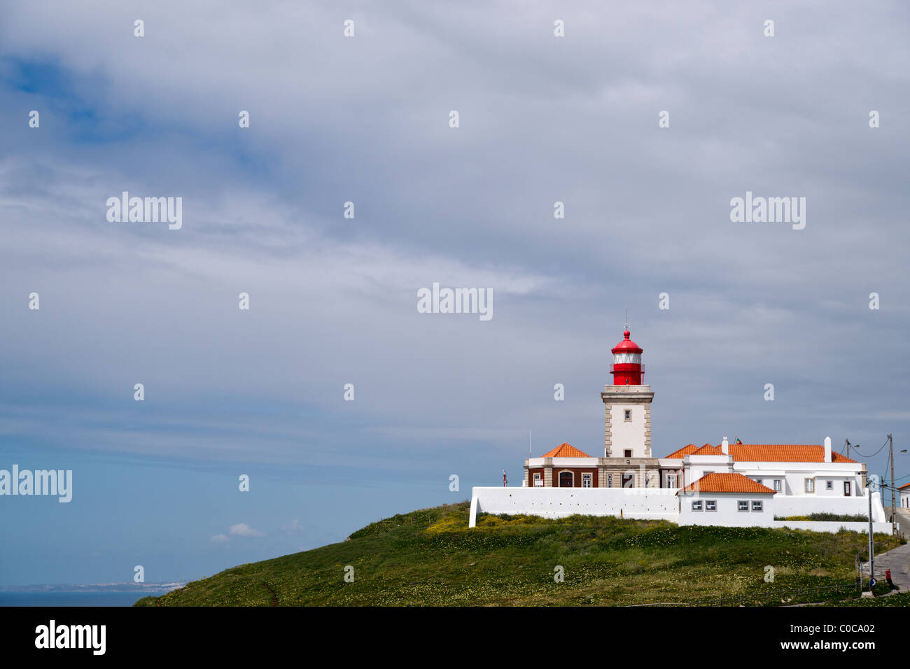 Lighthouse at Cabo da Roca in Portugal Stock Photo - Alamy