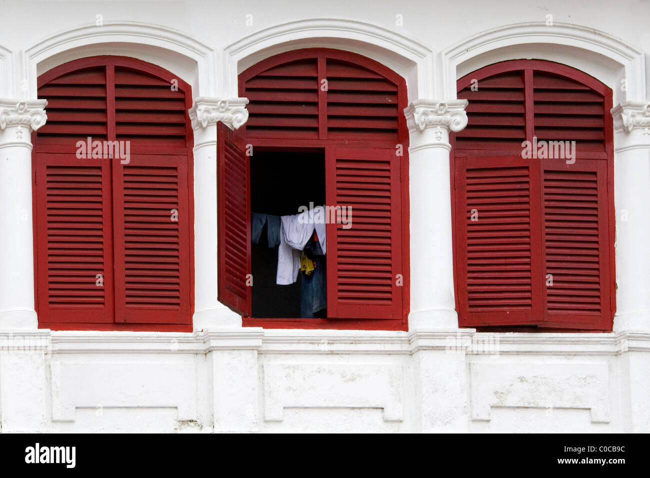 Chinese shutter windows Stock Photo - Alamy