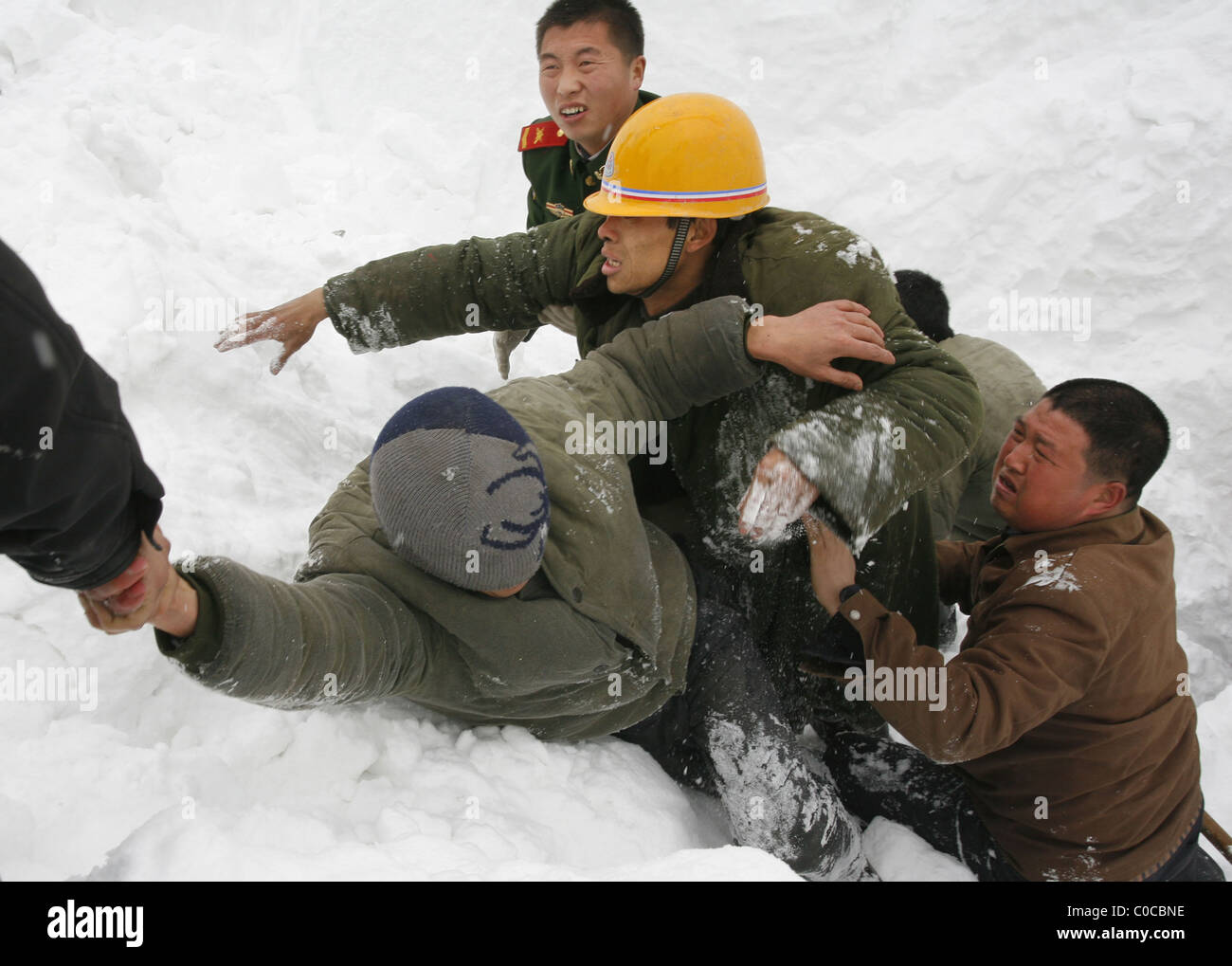AVALANCHE RESCUE OPERATION A massive rescue operation was launched in ...