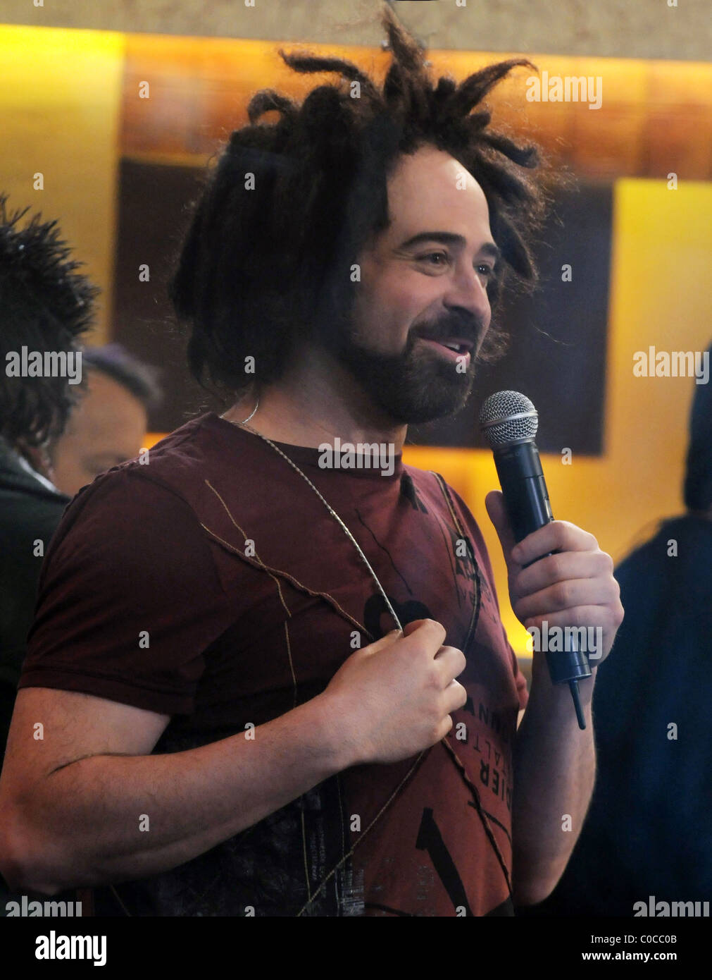 Counting Crows frontman Adam Duritz at the ABC Studios in New York New ...