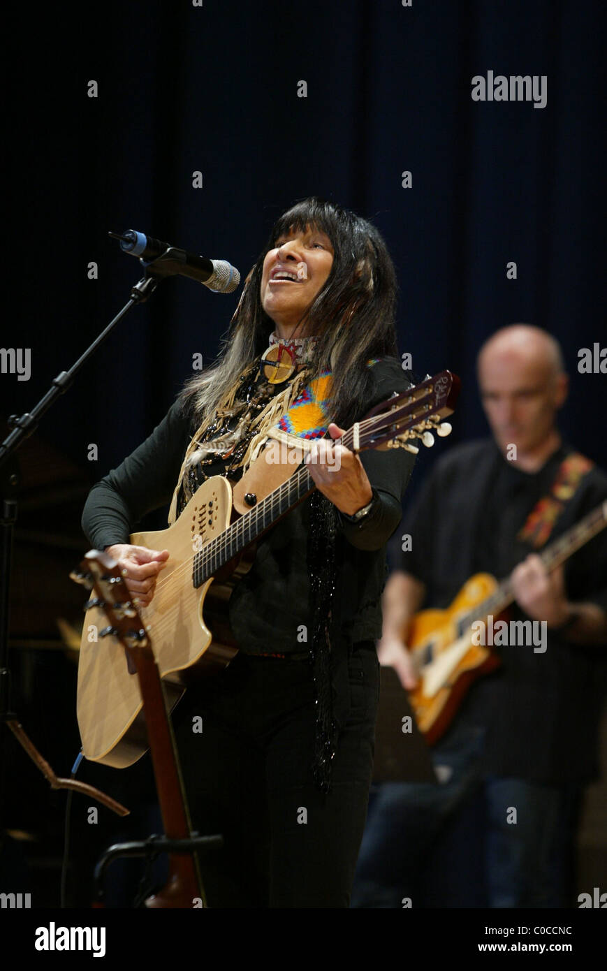 Academy Award winner native American entertainer Buffy Sainte-Marie ...