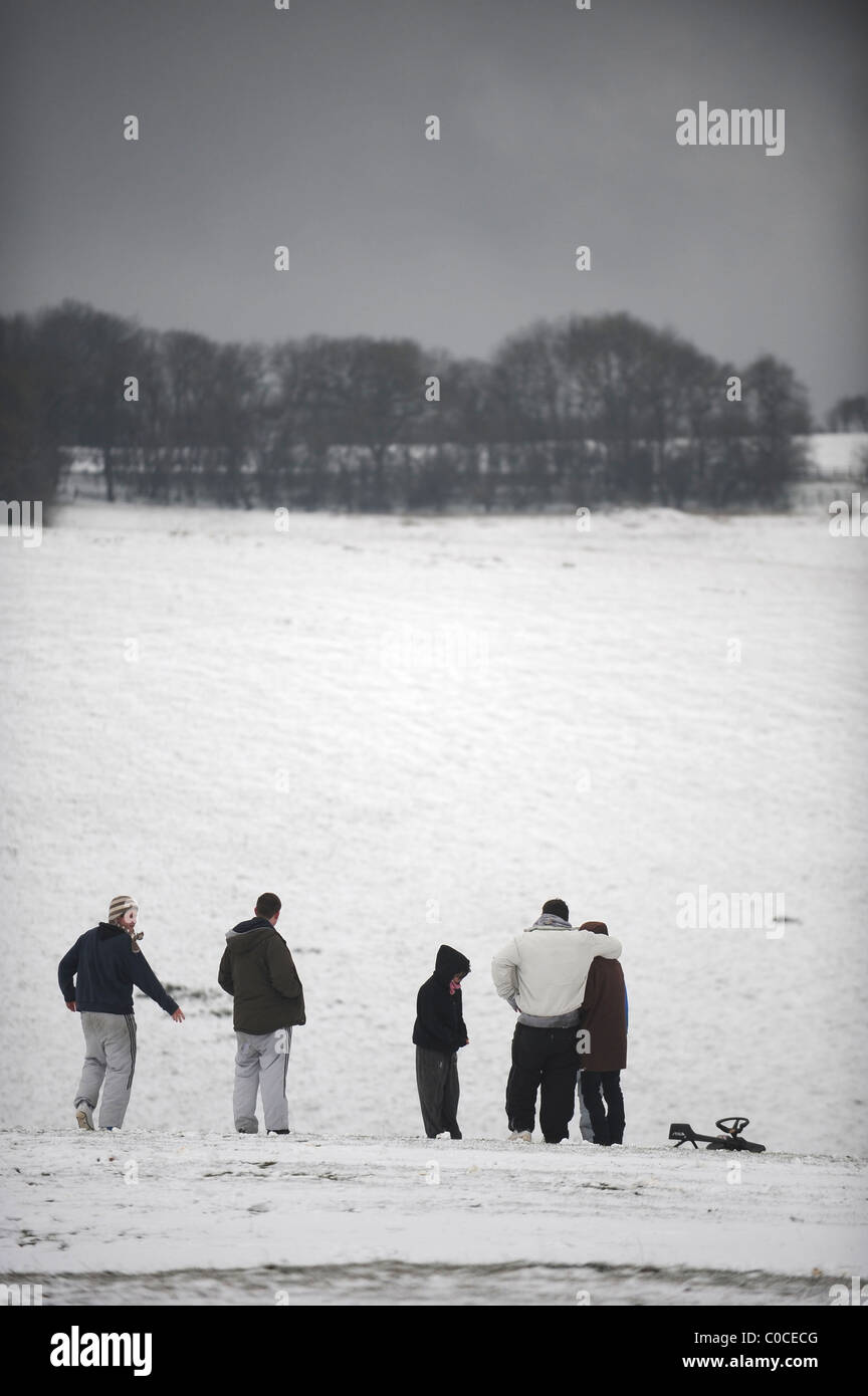 Britain's first white Easter in ten years Oxted, England - 23.03.08 ...