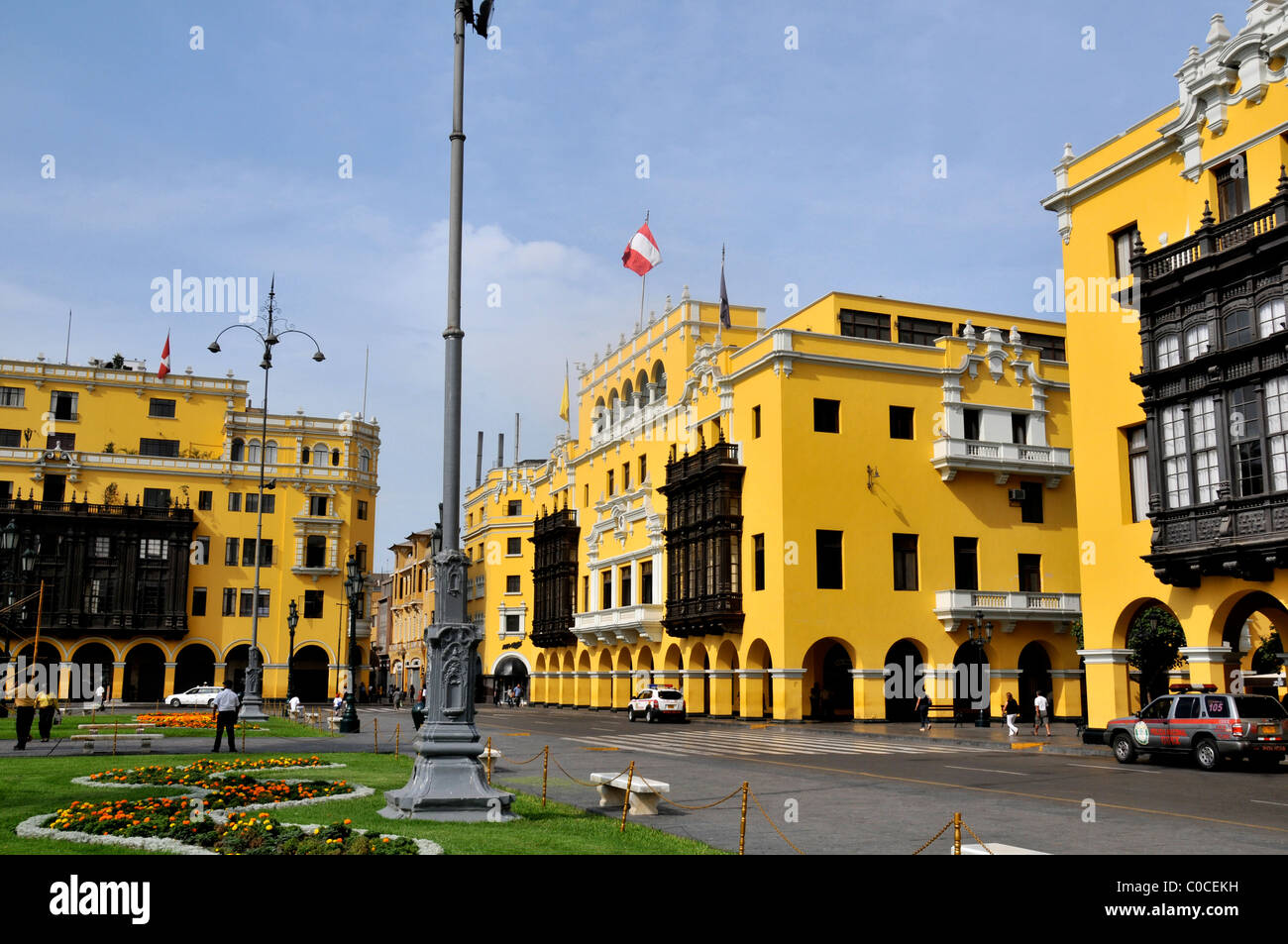 Colonial Buildings Lima Peru High Resolution Stock Photography and ...