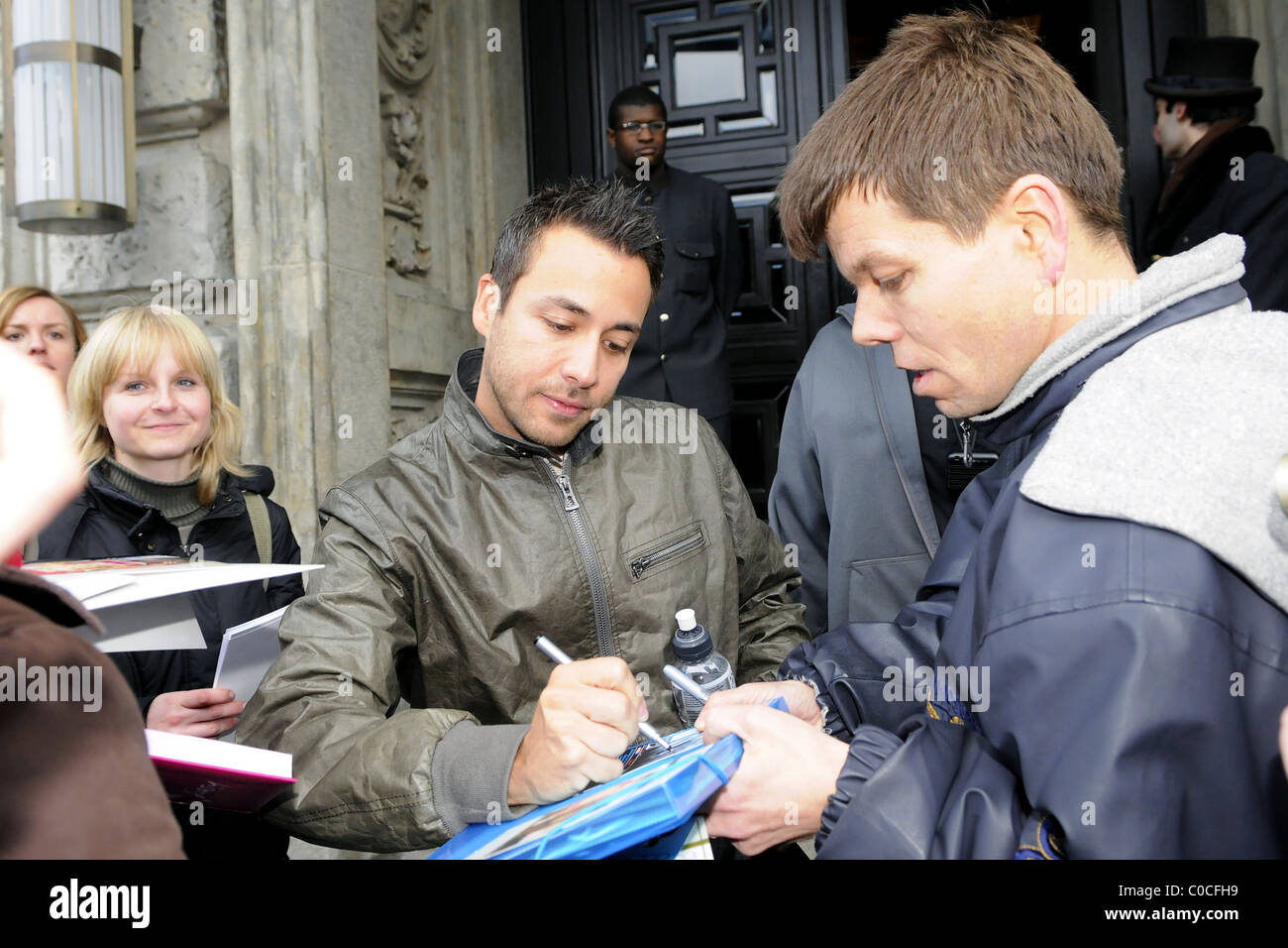 Howie Dorough aka Howie D Backstreet Boys leaving Hotel de Rome Berlin ...