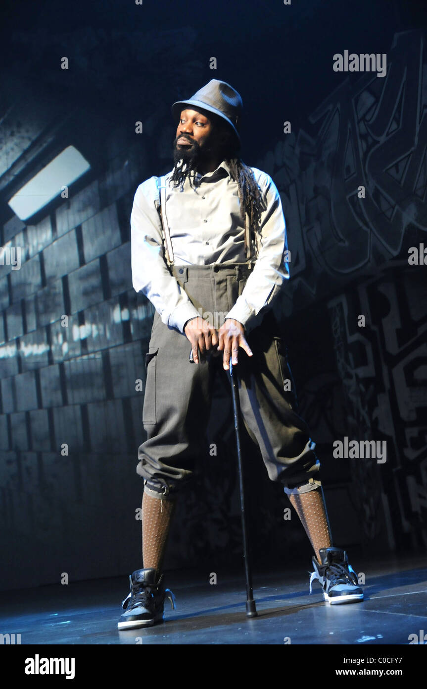 Frank Wilson Performing in the stage production of 'Into The Hood' at ...