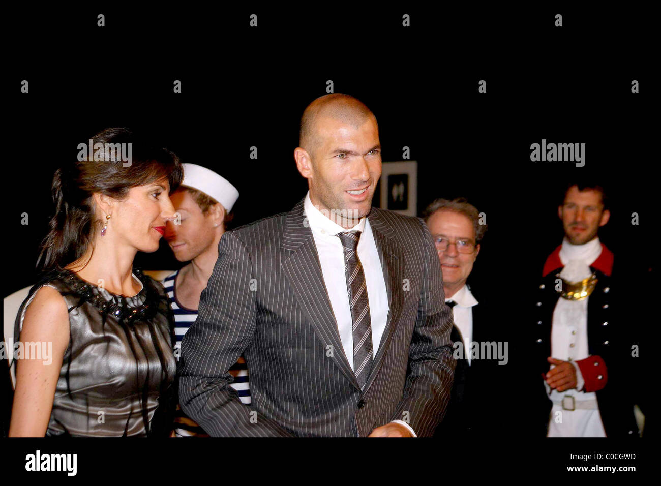 Zinedine Zidane and Veronique Zidane attending 'The Crossing' gala ...