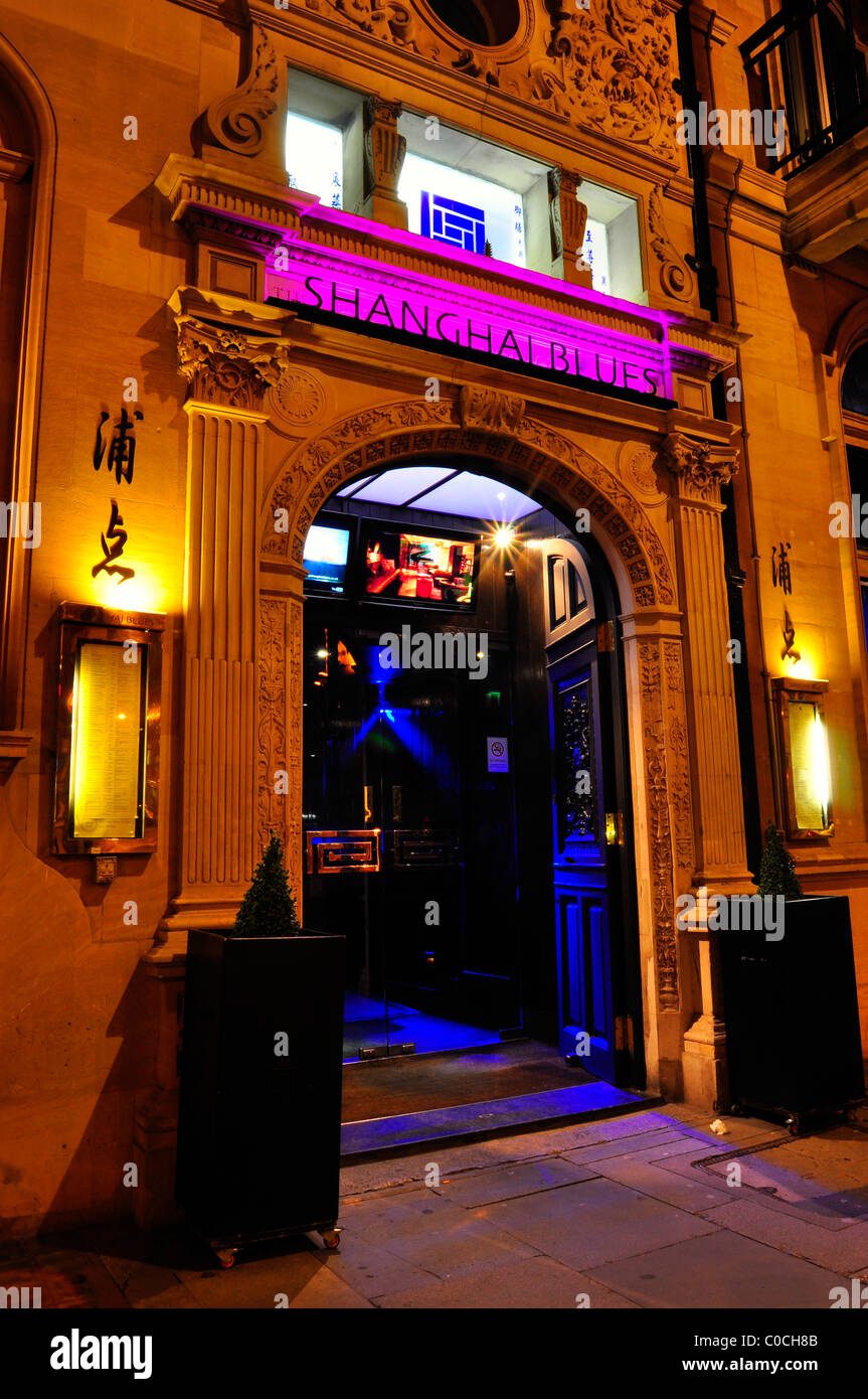 Shanghai Blues Restaurant in Holbon, London Stock Photo - Alamy