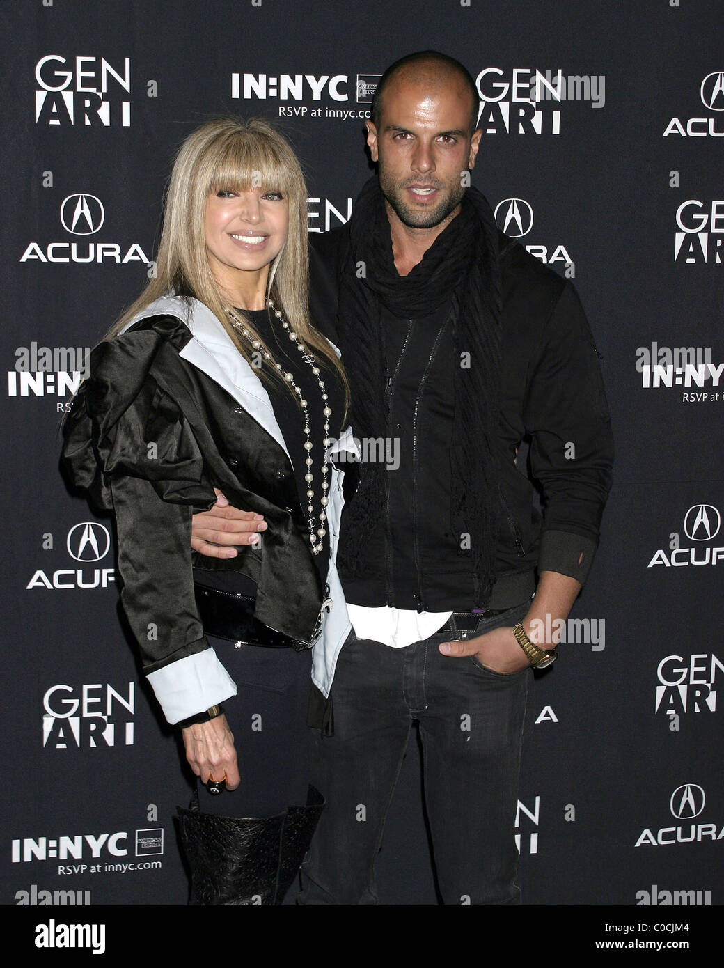 Christian George and mother Candy George attends the premiere of the ...