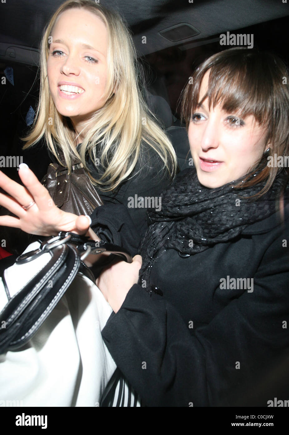 Beth Cordingly and Natalie Cassidy leave Tamarai restaurant in Covent ...