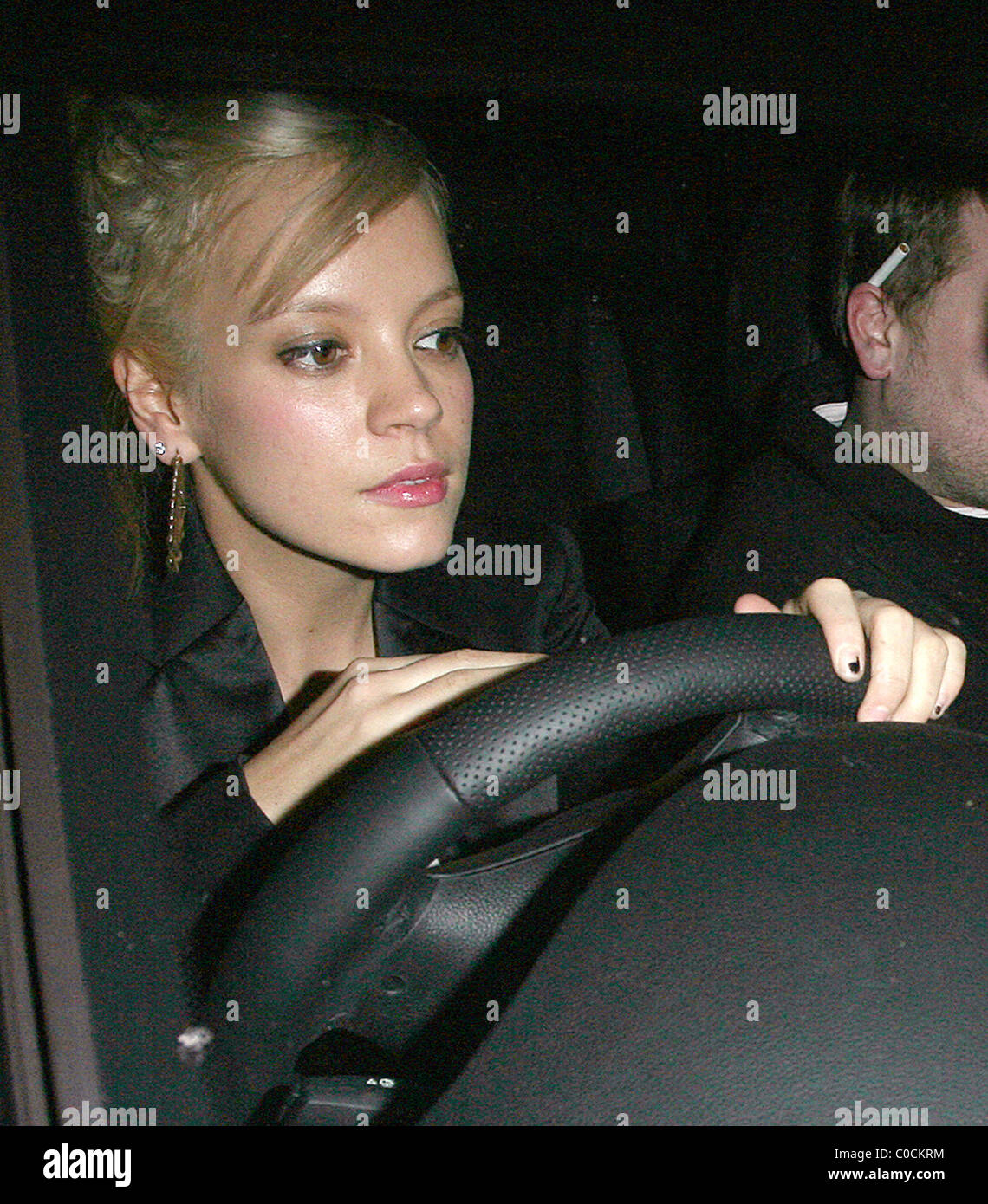 Lily Allen leaves the Royal Albert Hall after Noel Fielding's concert ...