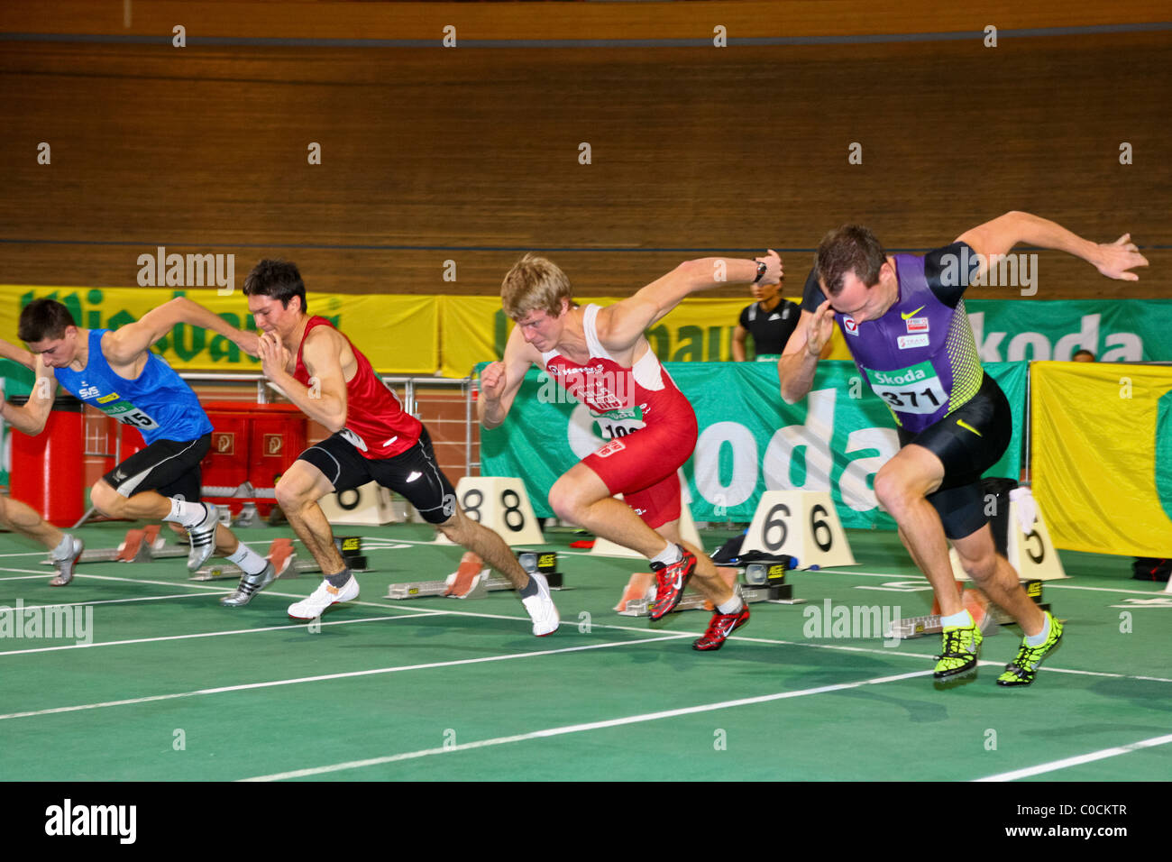 VIENNA, AUSTRIA - FEBRUARY 19: Austrian Indoor track and field ...