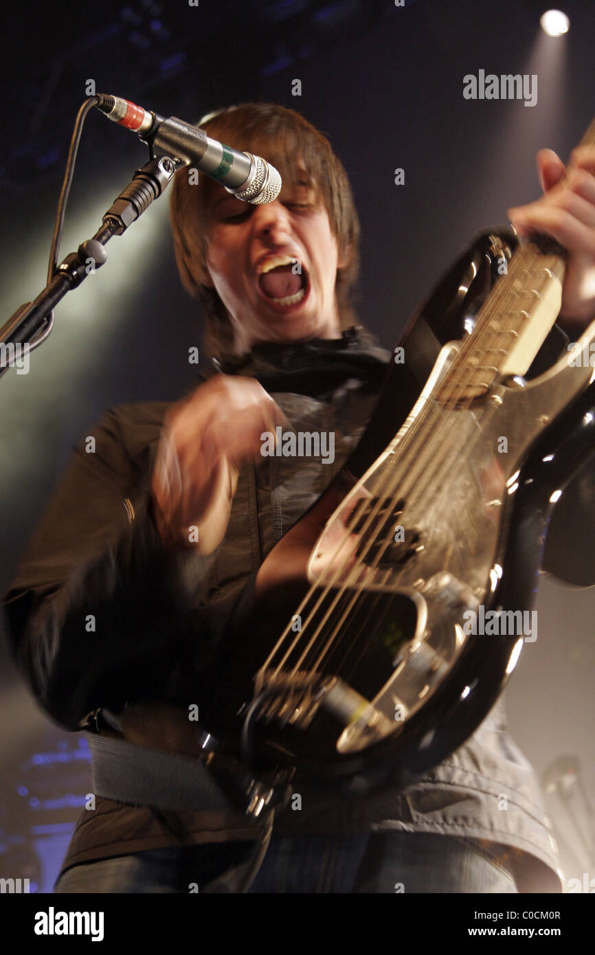 Andrew Hopkins The Enemy performing at the Astoria. London, England ...