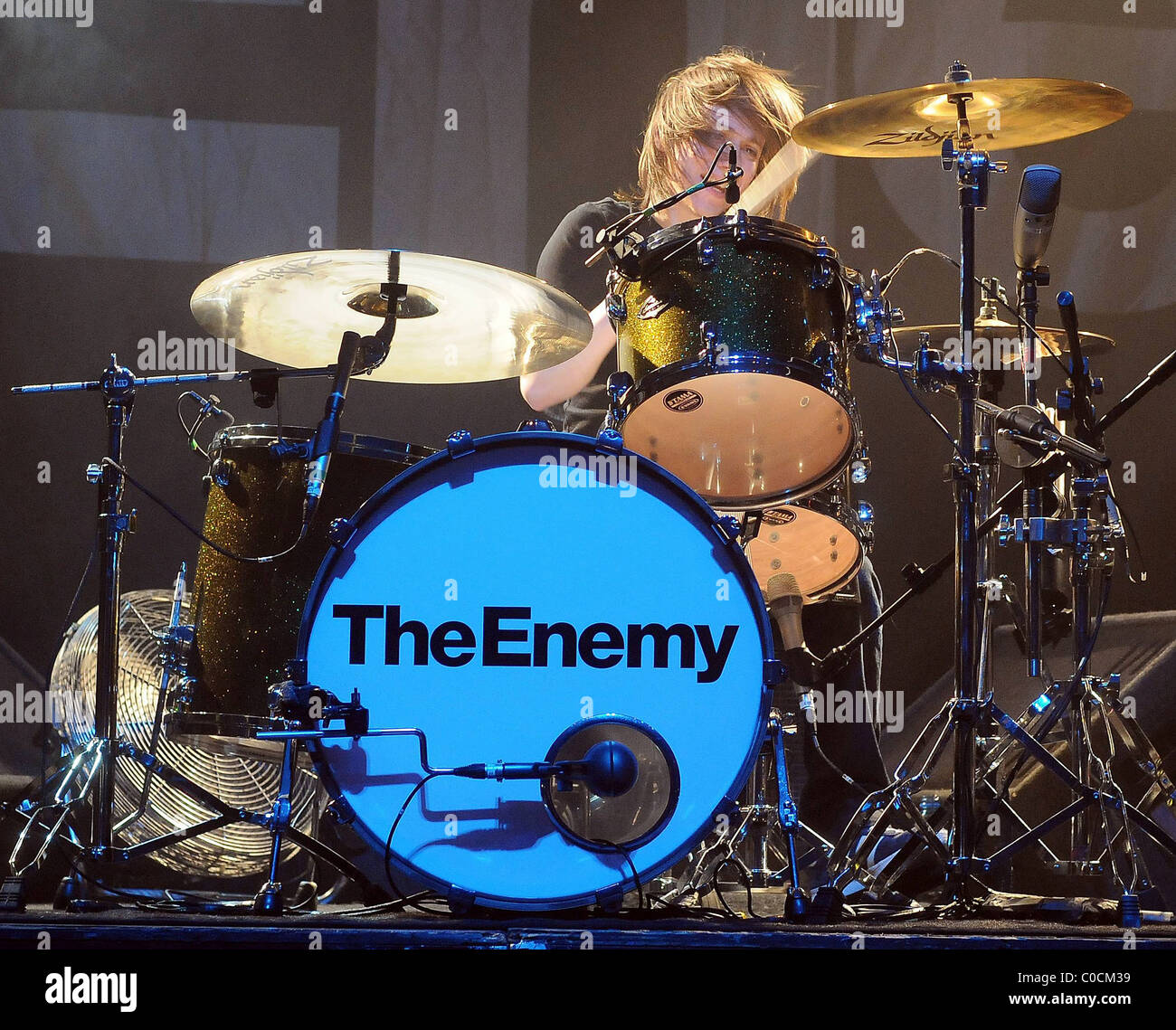 The Enemy Drummer Liam Watts Play The Ambassador Dublin, Ireland - 09. ...