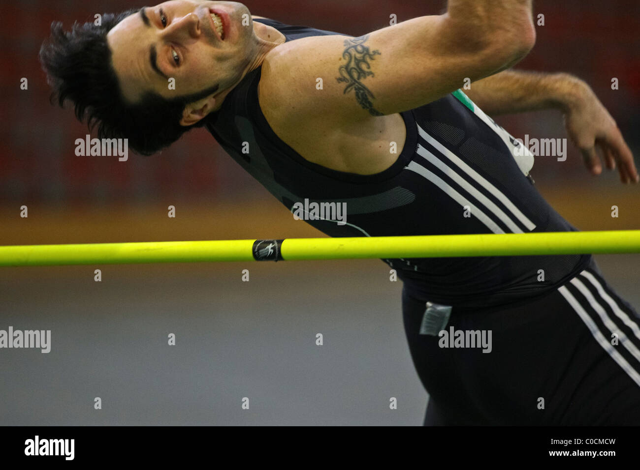 VIENNA, AUSTRIA - FEBRUARY 19: Austrian Indoor track and field ...