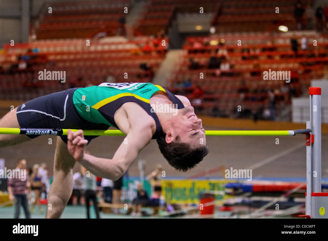 VIENNA, AUSTRIA - FEBRUARY 19: Austrian Indoor track and field ...