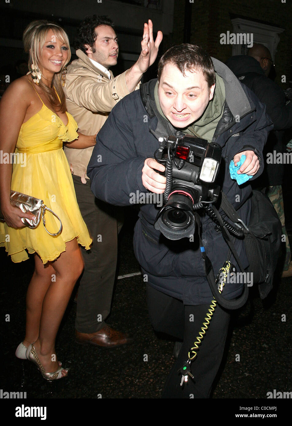 Charlotte Mears Leaving The Embassy Club High Resolution Stock ...