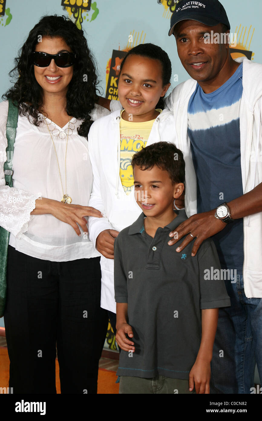 Bernadette Robi, Suger Ray Leonard sons 20th Annual Nickelodeon's Kids ...