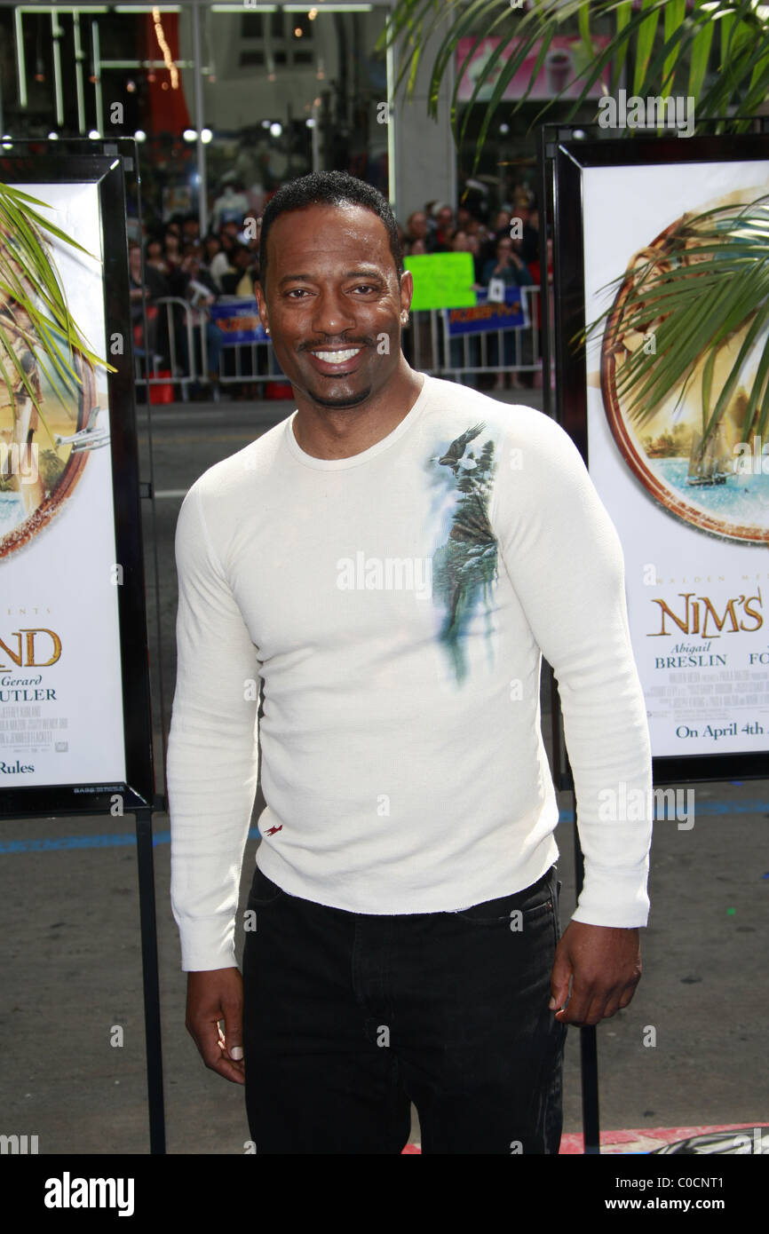 Terrell Clayton arrives at the premiere of 'Nim's Island' at the ...