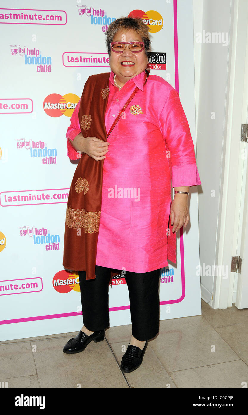 Nancy Lamb Launch night of London Restaurant Week - Celebrities show ...