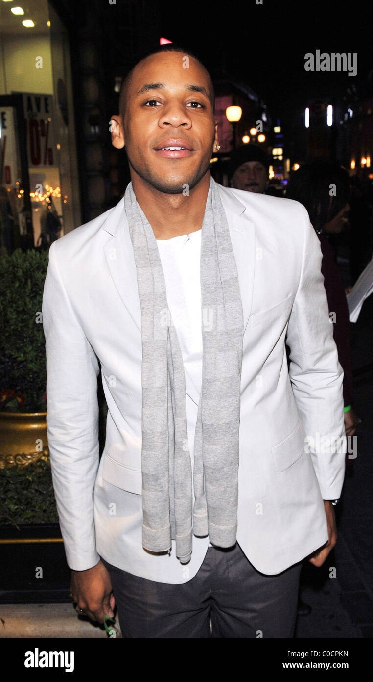 Reggie Yates British singer/rapper Estelle celebrates the launch of her ...