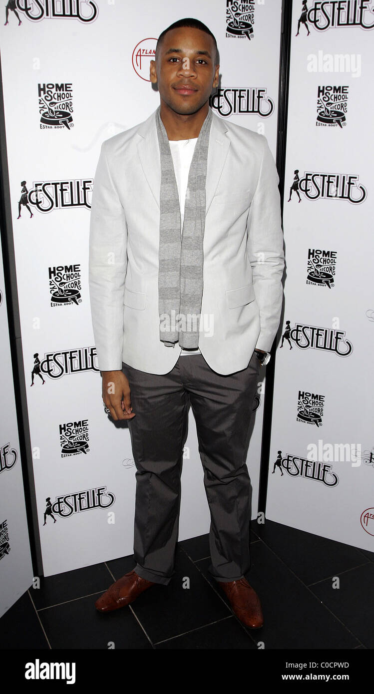 Reggie Yates British singer/rapper Estelle celebrates the launch of her ...