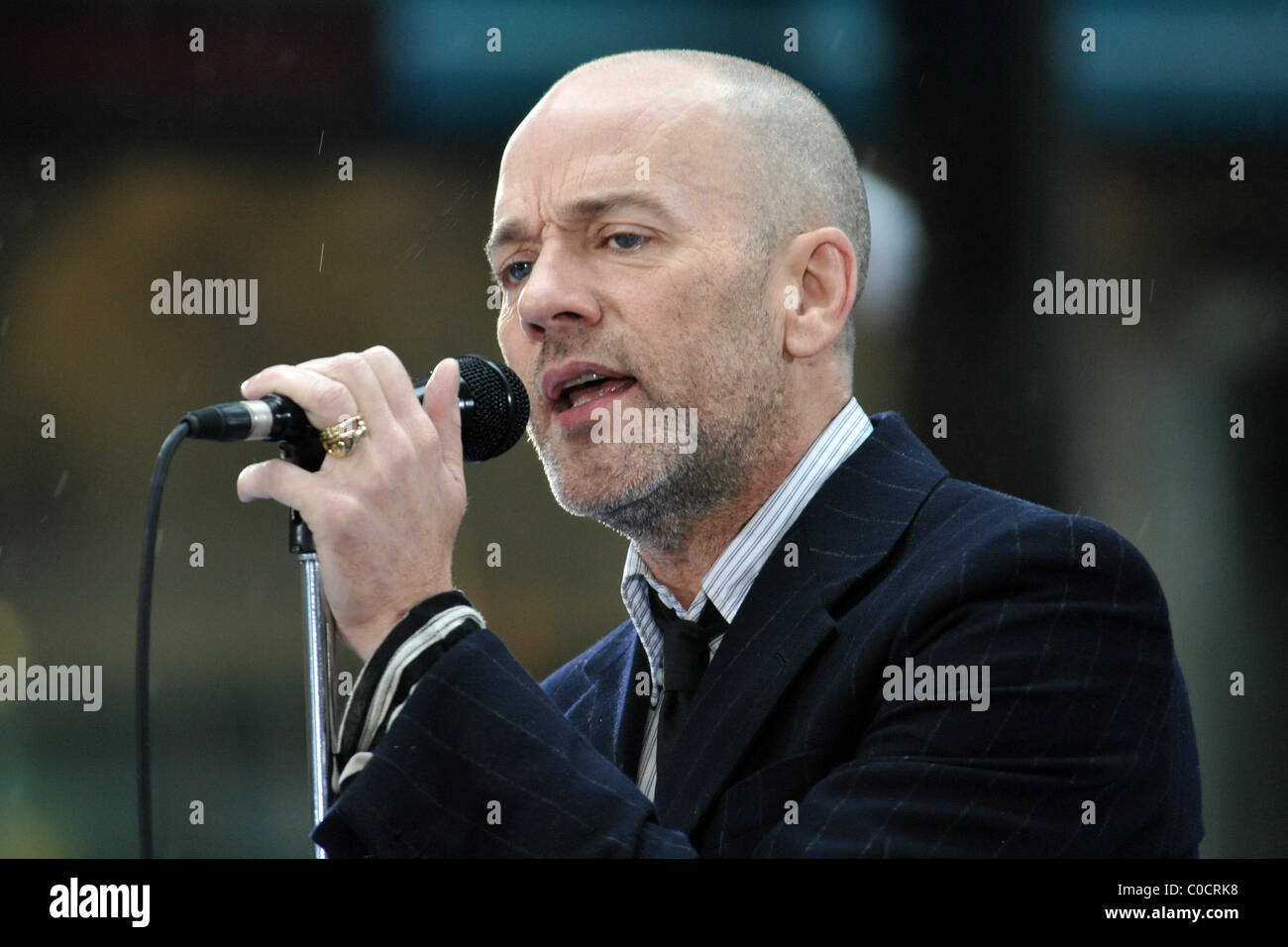 Michael Stipe R.E.M performs live on NBC's 'The Today Show' Toyota ...