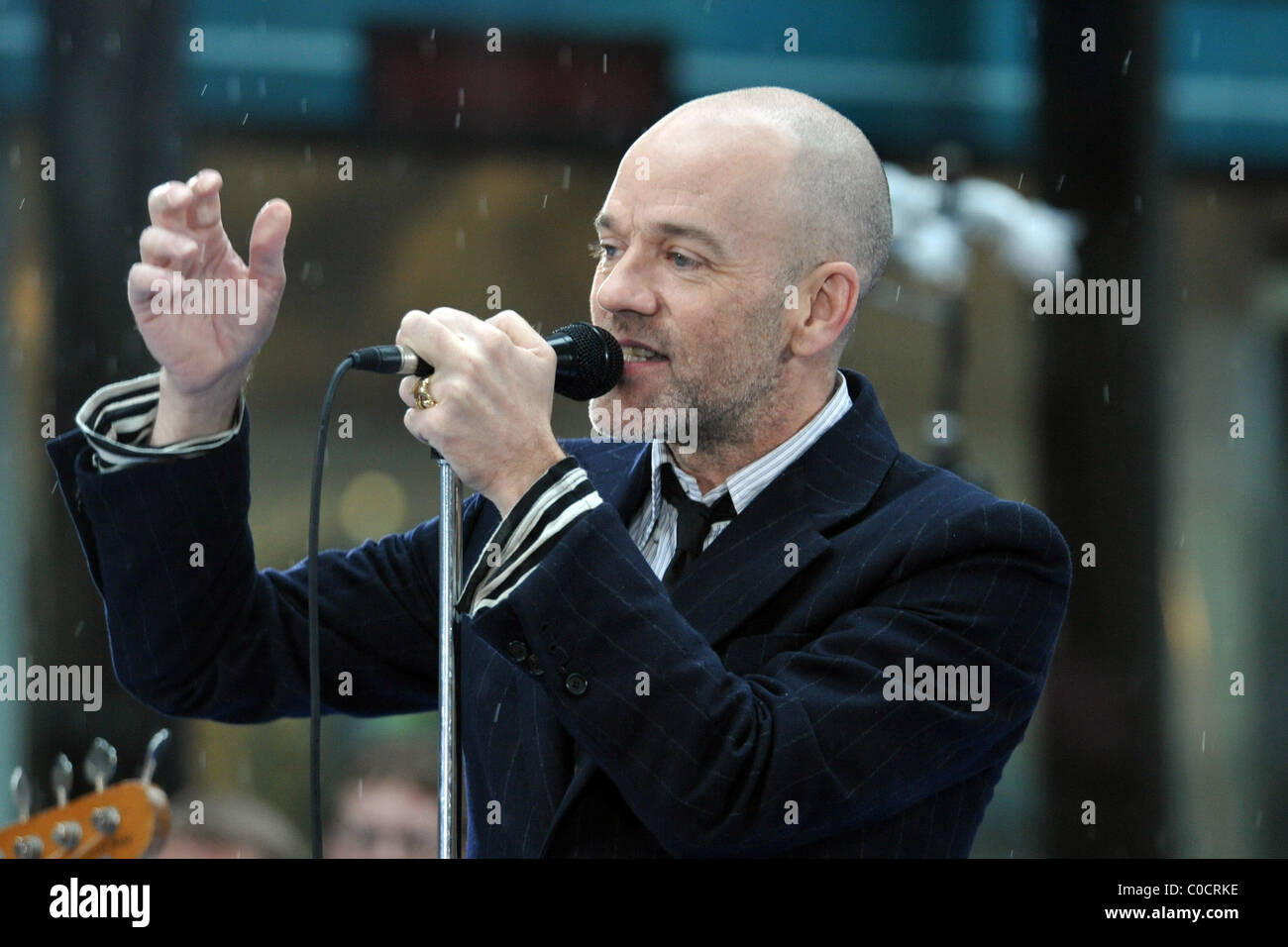 Michael Stipe R.E.M performs live on NBC's 'The Today Show' Toyota ...