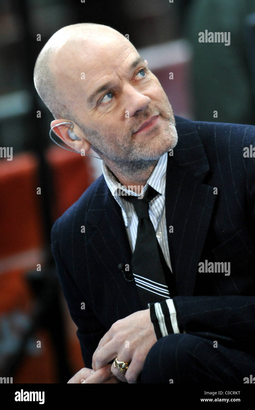 Michael Stipe R.E.M performs live on NBC's 'The Today Show' Toyota ...