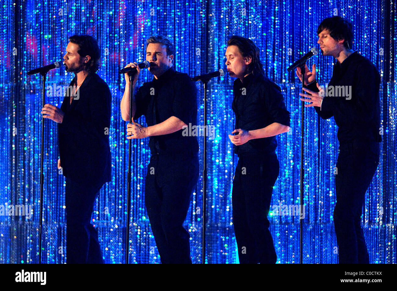 Take That The 2007 BRIT awards - Show at Earls Court London, England ...