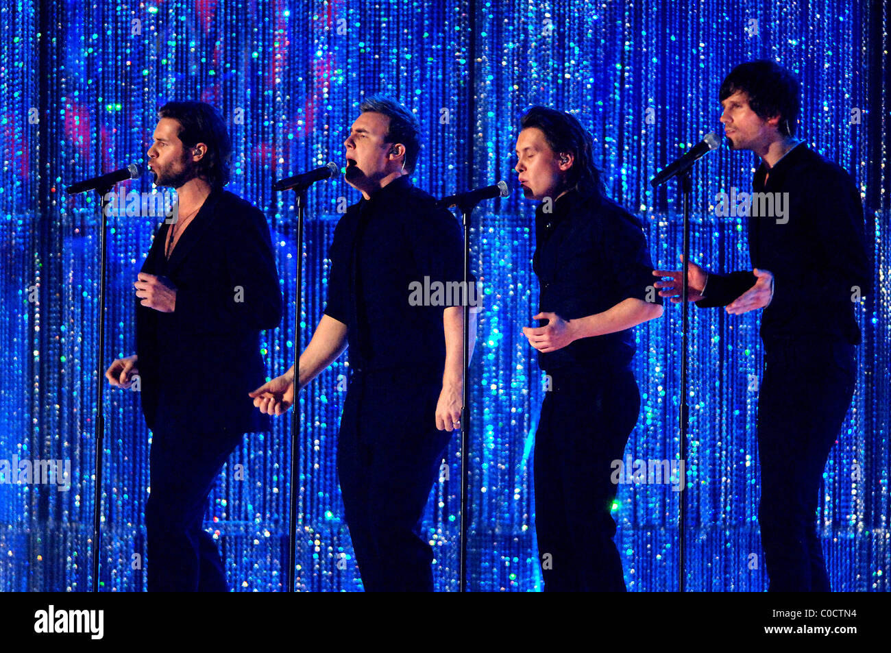 Take That The 2007 BRIT awards - Show at Earls Court London, England ...