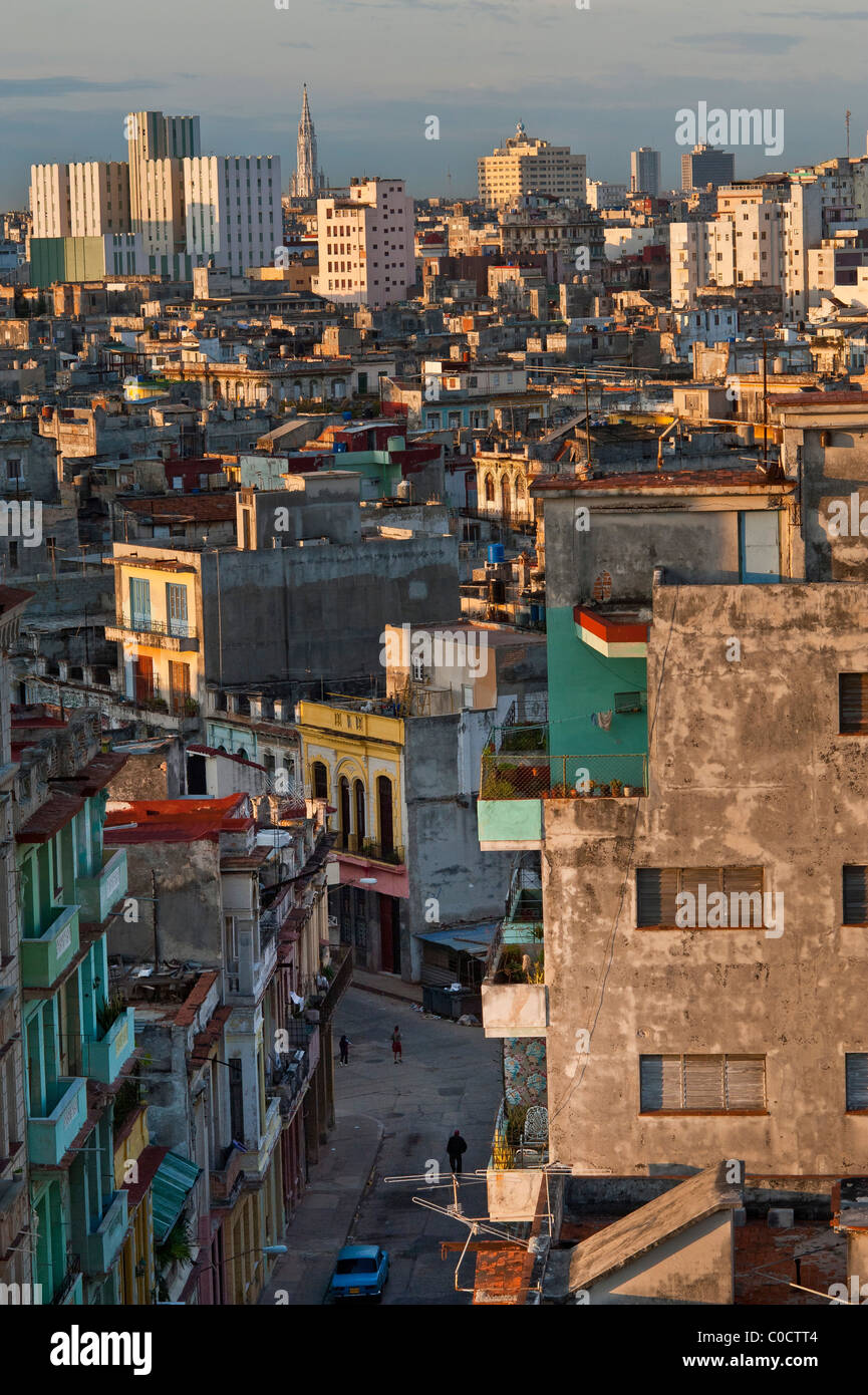 Rooftop scene over Havana Cuba Stock Photo - Alamy