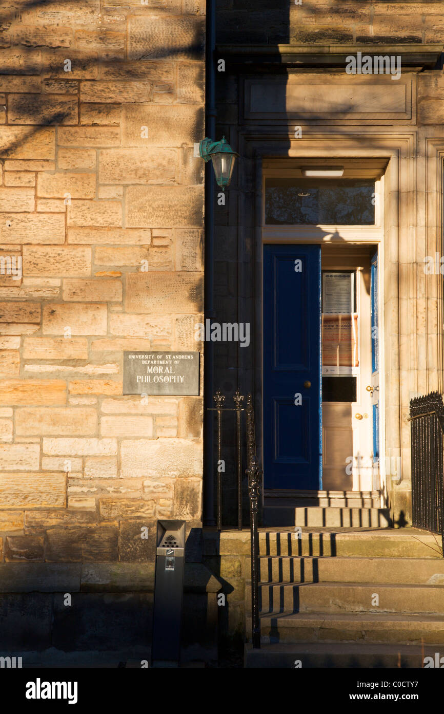 University of St Andrews Department of Moral Philosophy St Andrews Fife ...