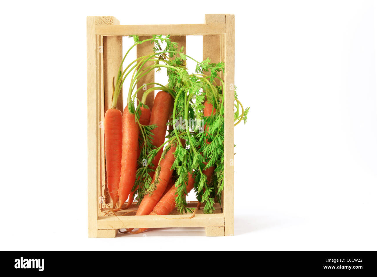 Wooden produce box Cut Out Stock Images & Pictures - Alamy