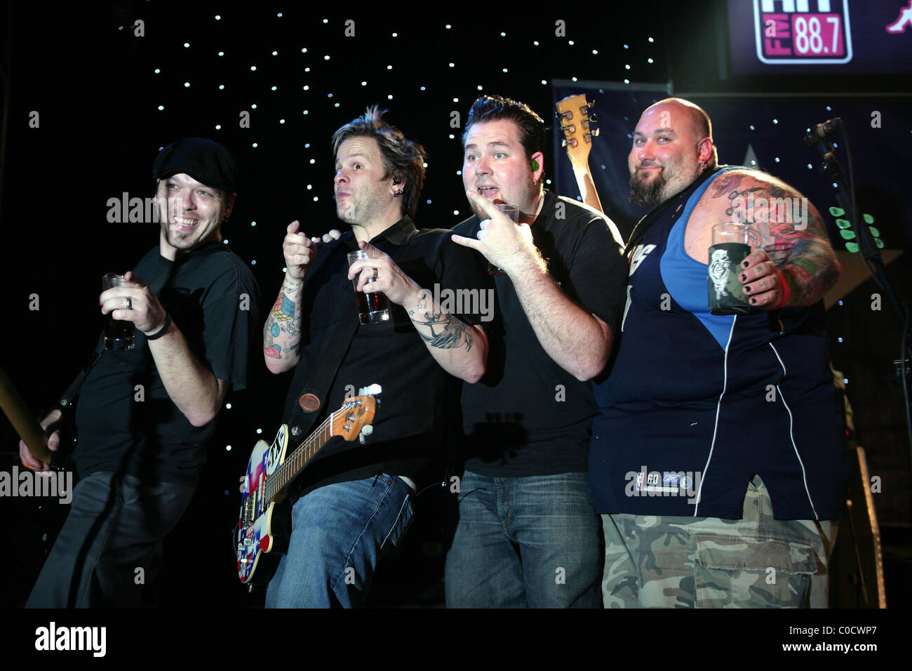 Erik Chandler, Jaret Reddick, Gary Wiseman and Chris Burney Bowling For ...