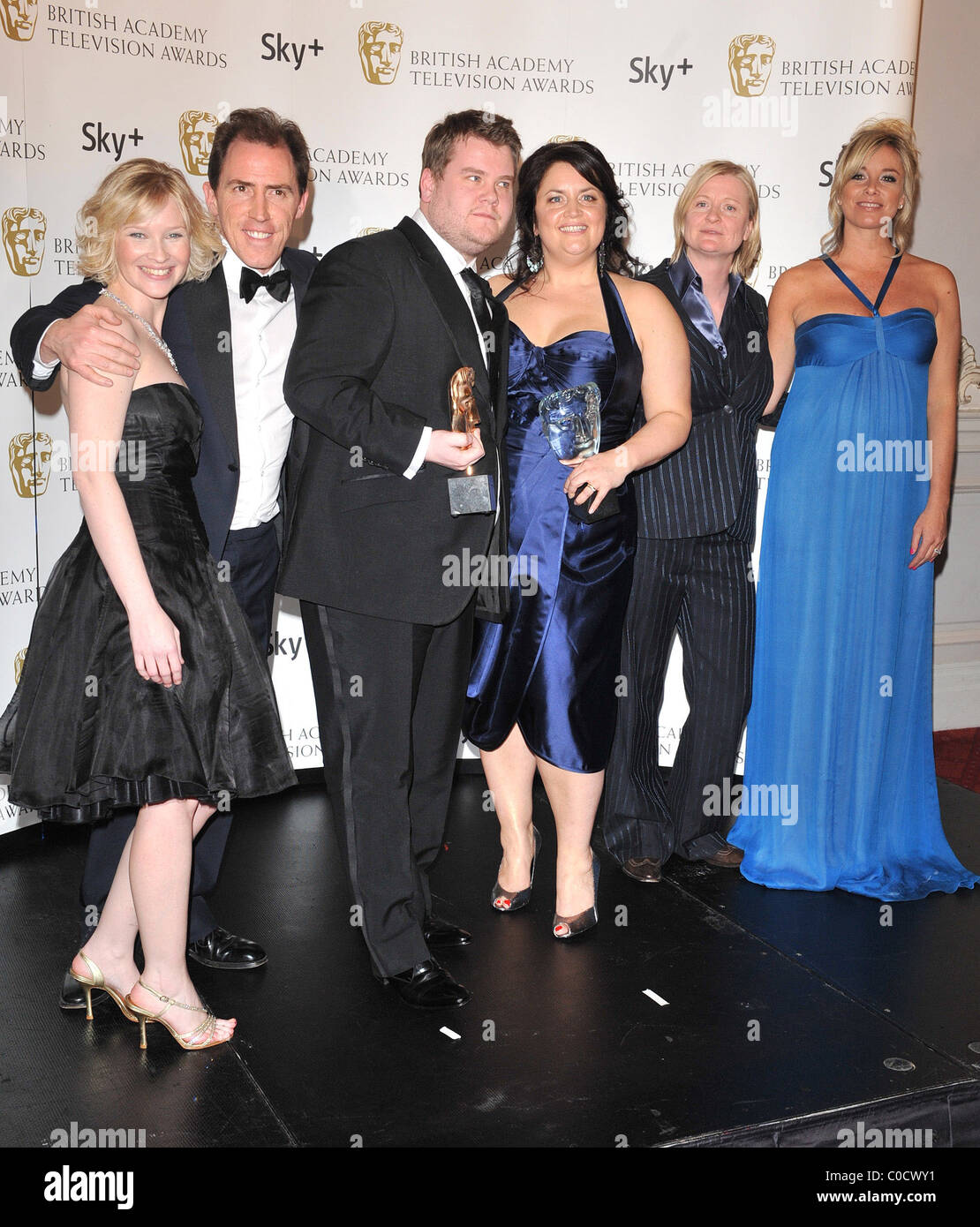 Rob Brydon, Joanna Page and Tamsin Outhwaite, James Corden and Ruth ...