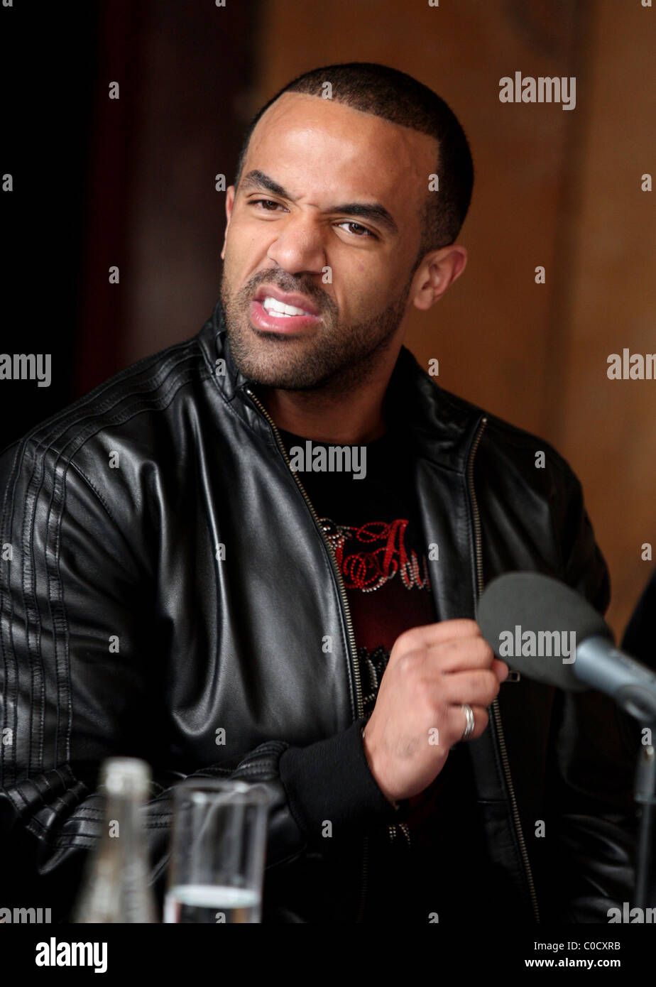 Craig David Elite Model Look World Final 2008 press conference Prague ...