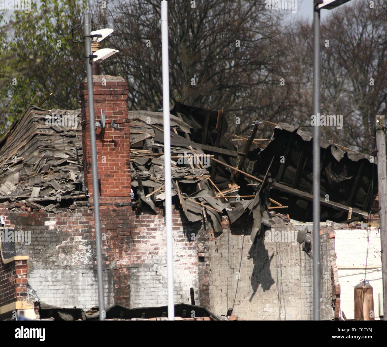 A gas explosion has destroyed the disused Florence Nightingale pub in ...