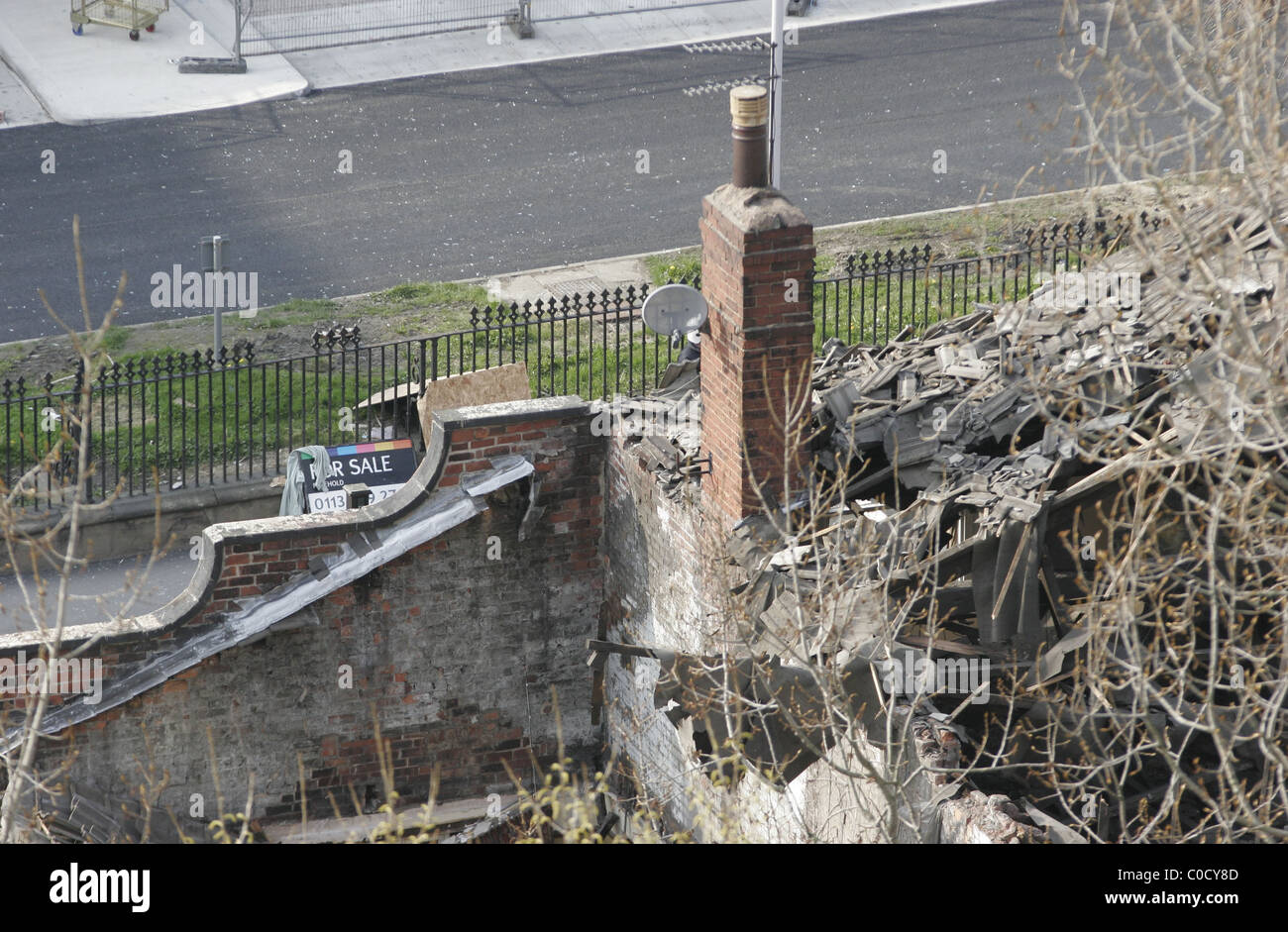 A gas explosion has destroyed the disused Florence Nightingale pub in ...