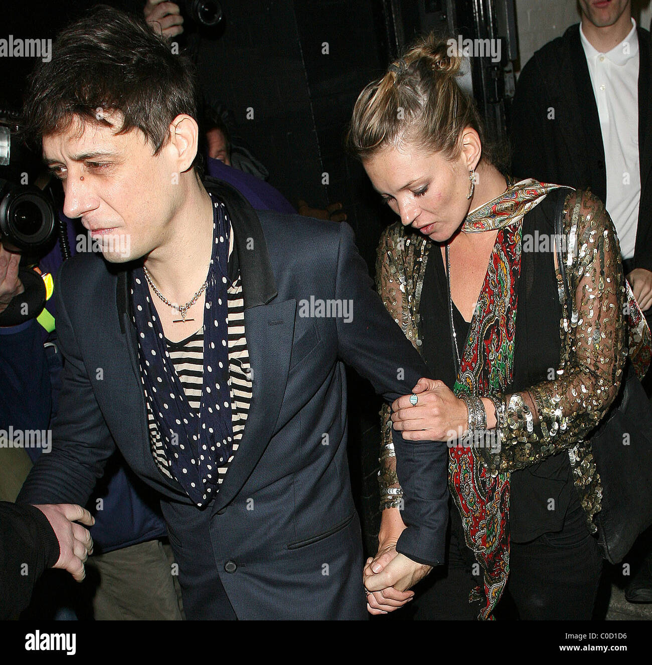 Jamie hince and his girlfriend kate moss leaving koko nightclub hi-res ...